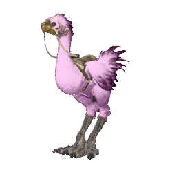 Desert Yellow → Lotus Pink - FFXIV Chocobo Colour Calculator